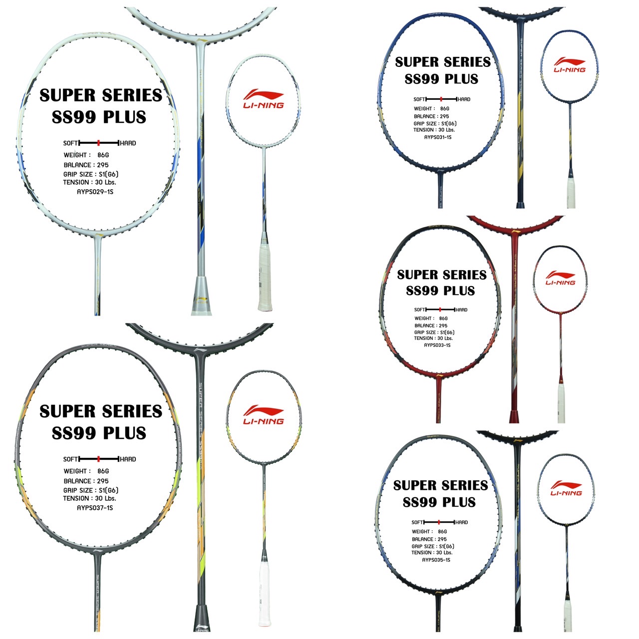 ไม้แบดมินตัน LI NING BADMINTON RACKET - Super Series รุ่น SS99 Plus ...