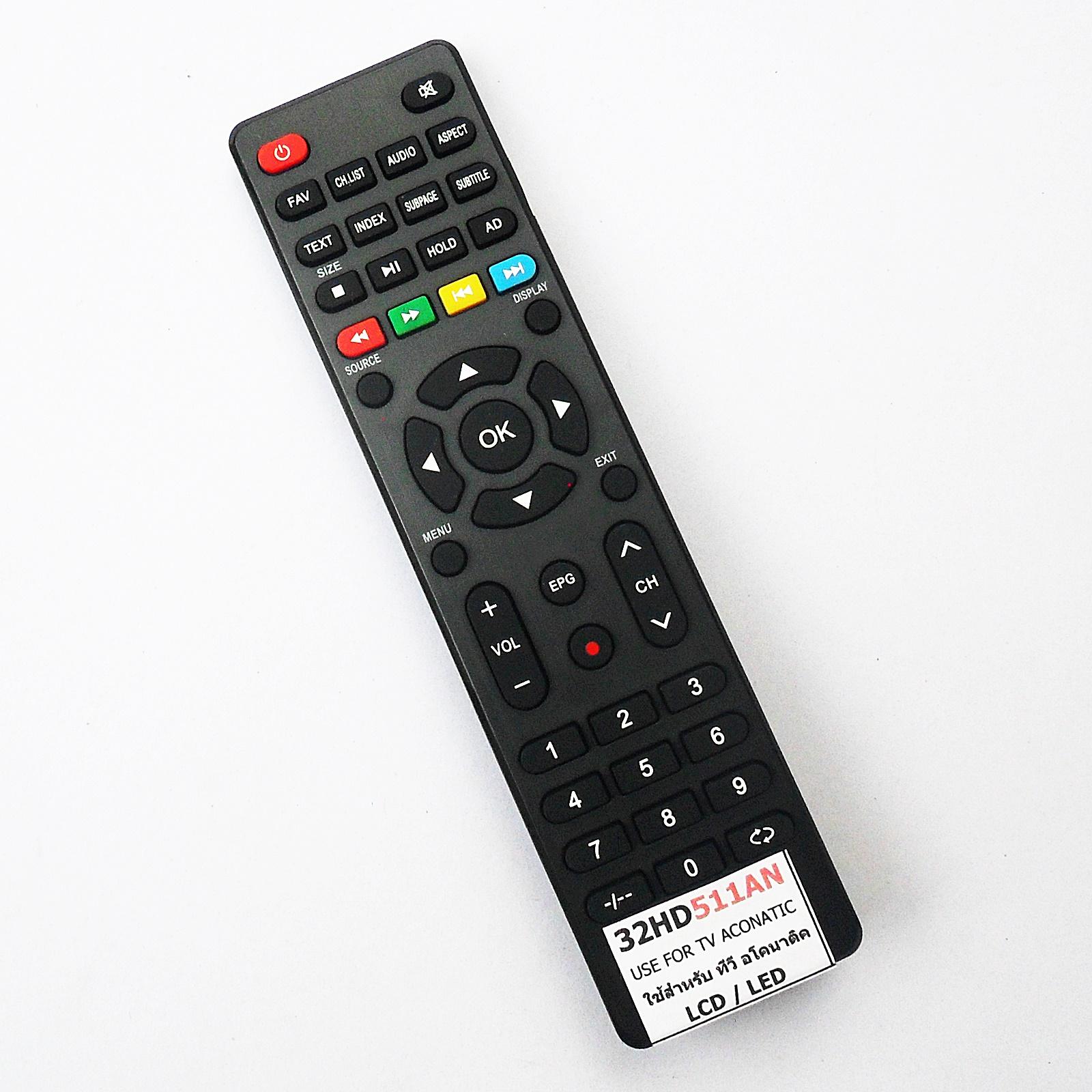 รีโมทใช้กับอะโคเนติค แอลอีดี ทีวี รุ่น 32HD511AN * อ่านรายละเอียดสินค้า ...