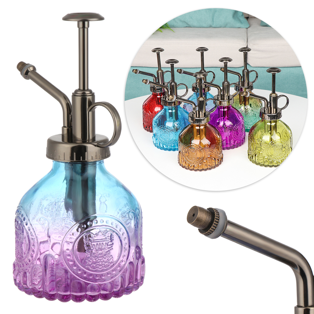 OKDEALS Retro Glass Fine Mist Relief Water Sprayer Watering Can Spray ...