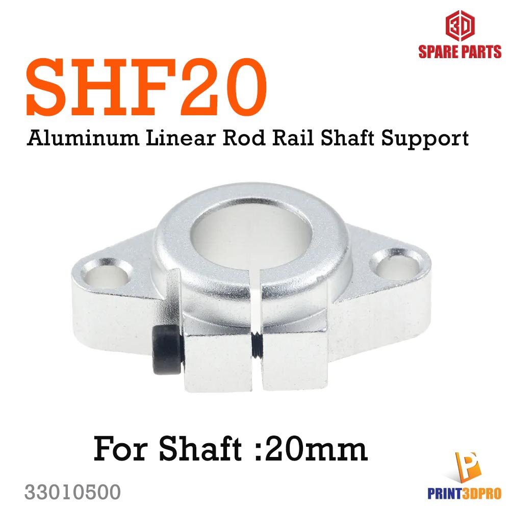 3D Printer Part SHF8 SHF10 SHF12 horizontal Linear Shaft Support Linear ...