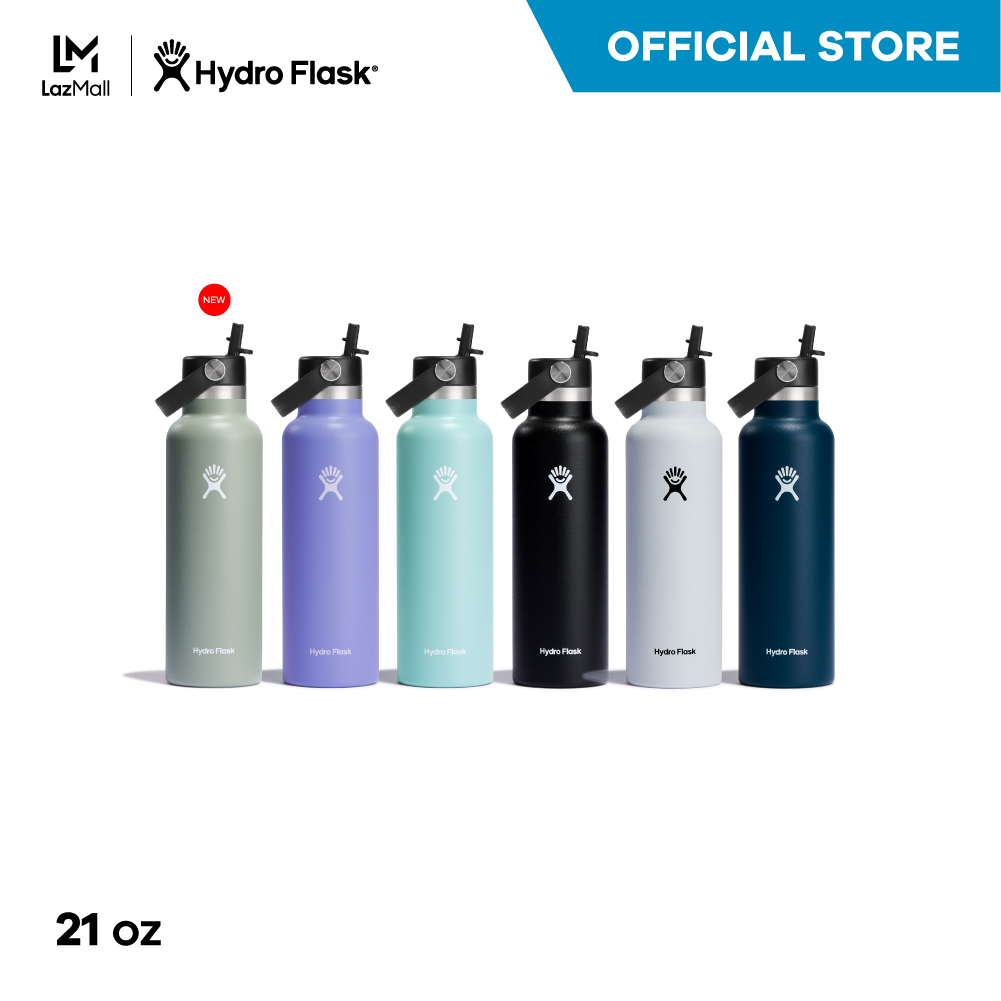 HYDRO FLASK STANDARD MOUTH WITH FLEX STRAW CAP 21 OZ กระติกน้ำสูญญากาศ ...