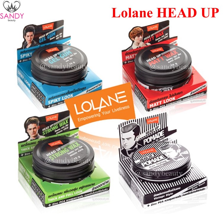 Lolane head up gel gum สีฟ้า ขนาด 75 g. โลเลน เฮดอัพ - SANDYBEAUTY ...
