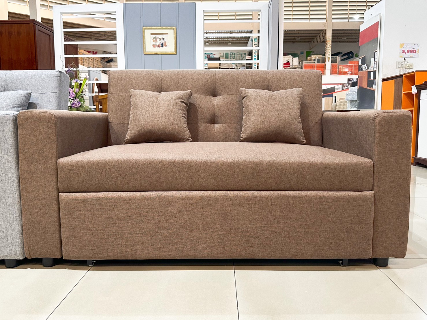 โซฟาเบด สปาโก้ ปรับนอนได้ Dandy ปรับเอนได้ ส่งฟรีทั่วประเทศ มี 2 สีเทา ...