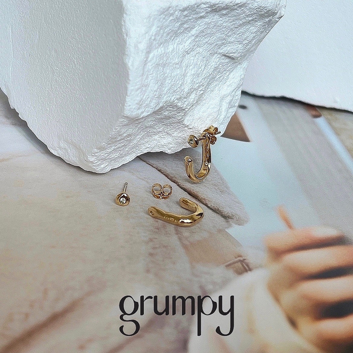 grumpy seahorse earrings (ราคาต่อคู่cost per pairs) - Grumpy - ThaiPick