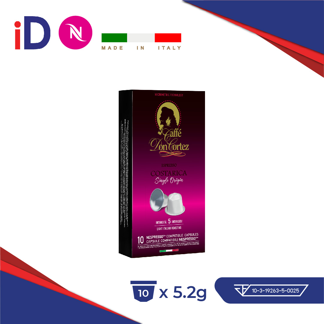 10x Don Cortez NESPRESSO Capsule Espresso Costa Rica Single Origin ...