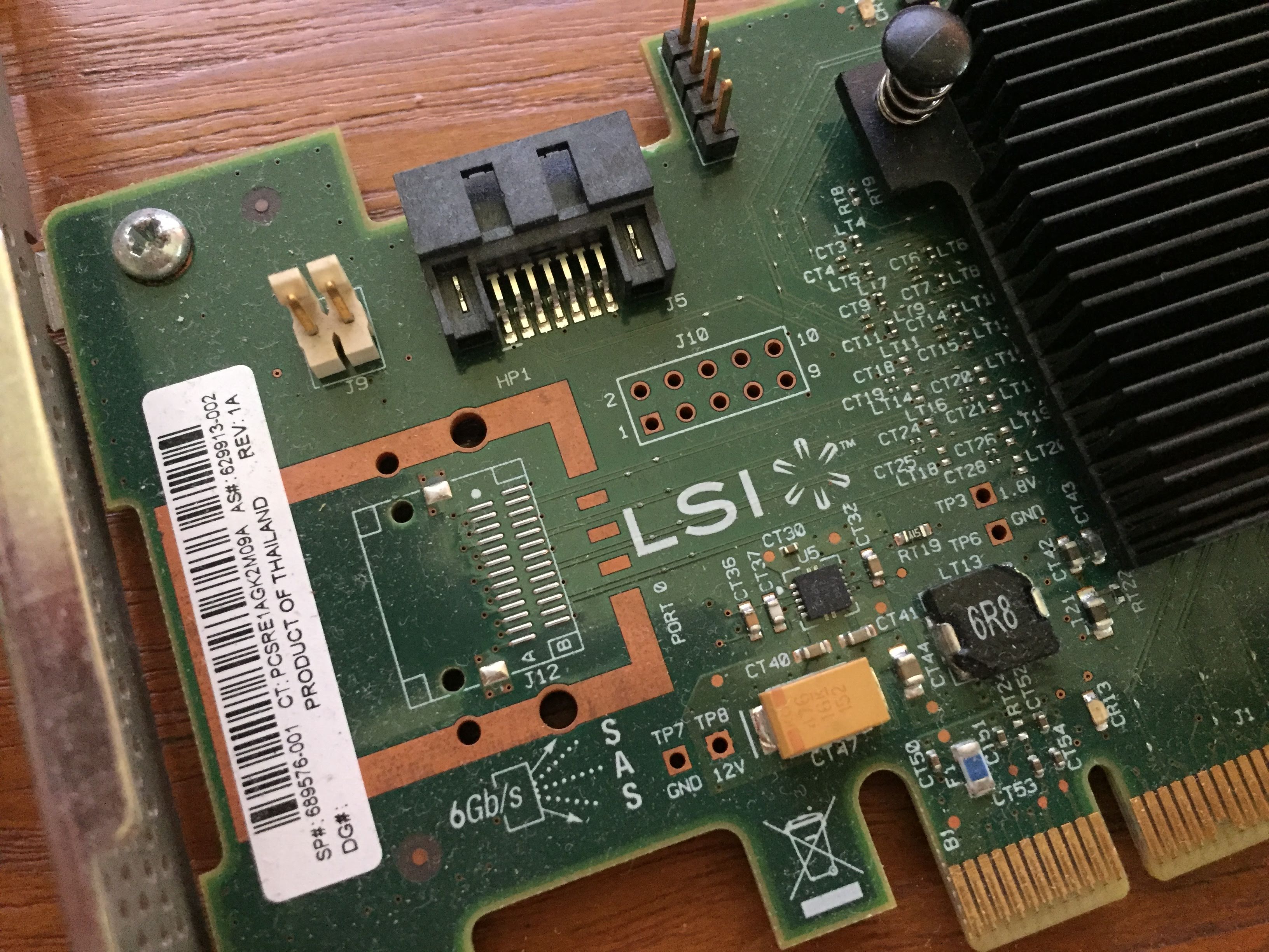 LSI® SAS 9212-4i4e PCI Express® to 6Gb/s Serial Attached SCSI (SAS ...