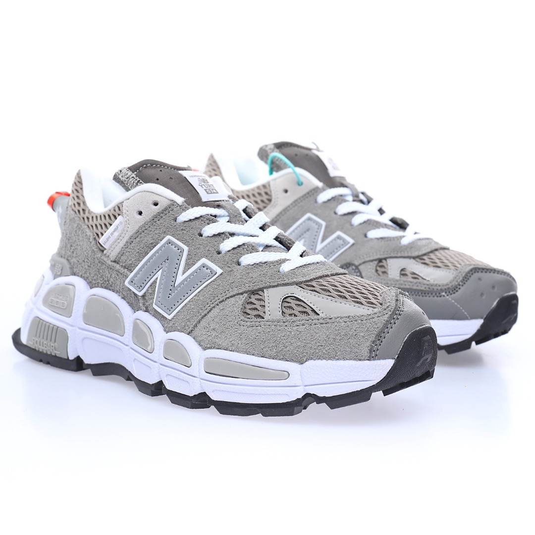 คุณภาพสูง New Balance 574 "Yuger" Series คู่ Low Top Classic อเนก ...