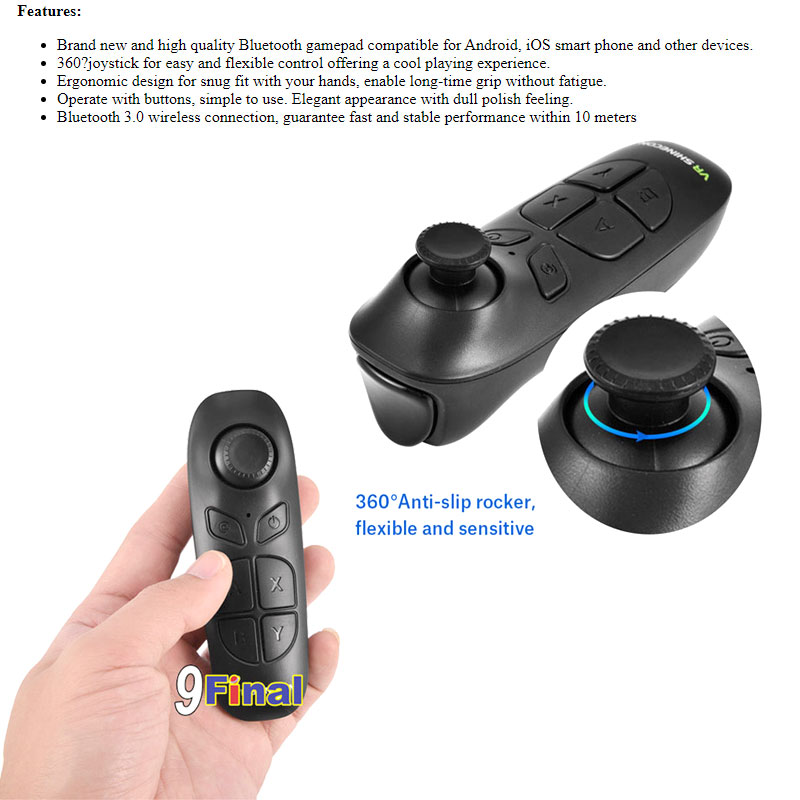 แว่น VR 3D แว่นตา VR 3 มิติ VR SHINECON G10 (Gen 10) รับฟรี remote SC ...