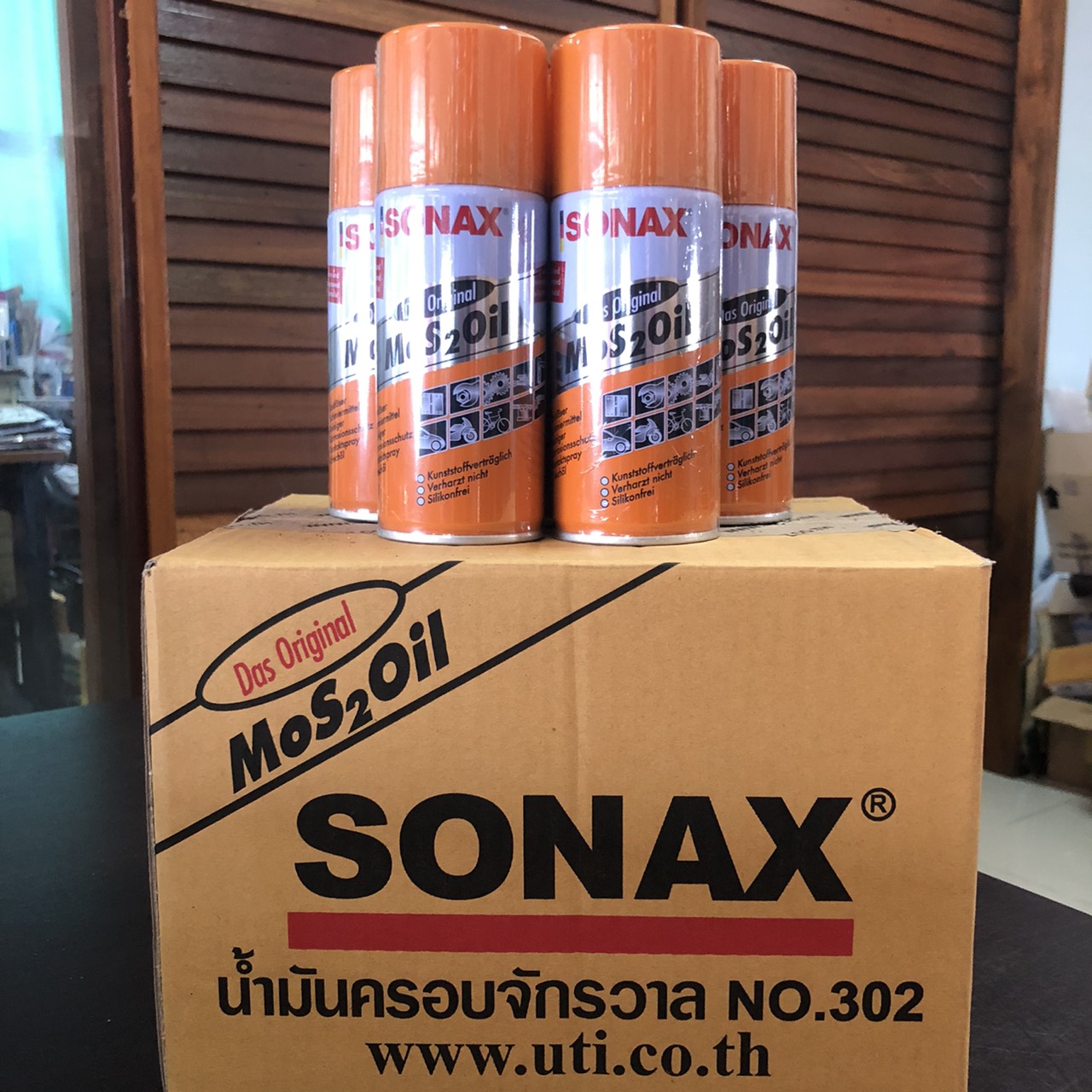 Sonax MoS2 Oil No.302 น้ำมันเอนกประสงค์ ขนาด 150 ml. (ยกลัง 12 กระป๋อง) - Augusta Lubricants ...