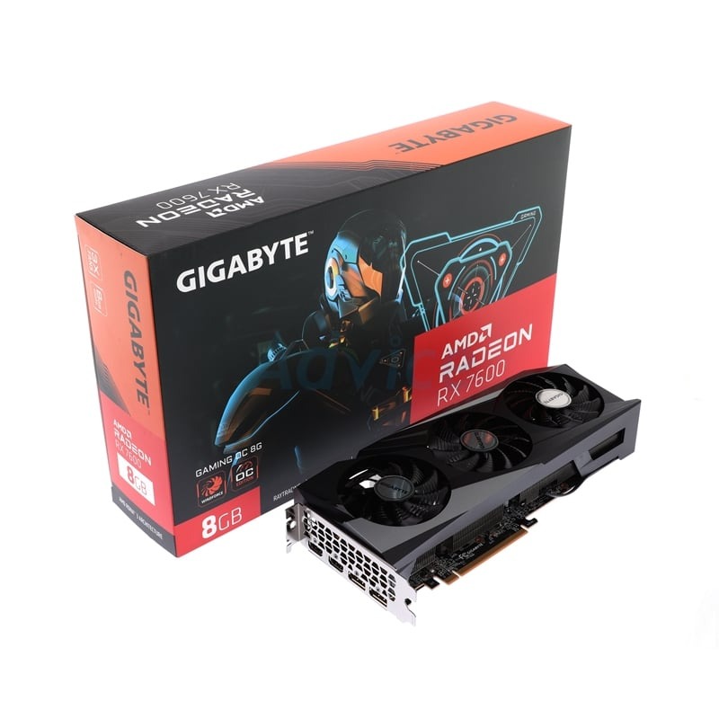 VGA GIGABYTE RADEON RX 7600 GAMING OC - 8GB GDDR6 - A0151479 - Advice ...