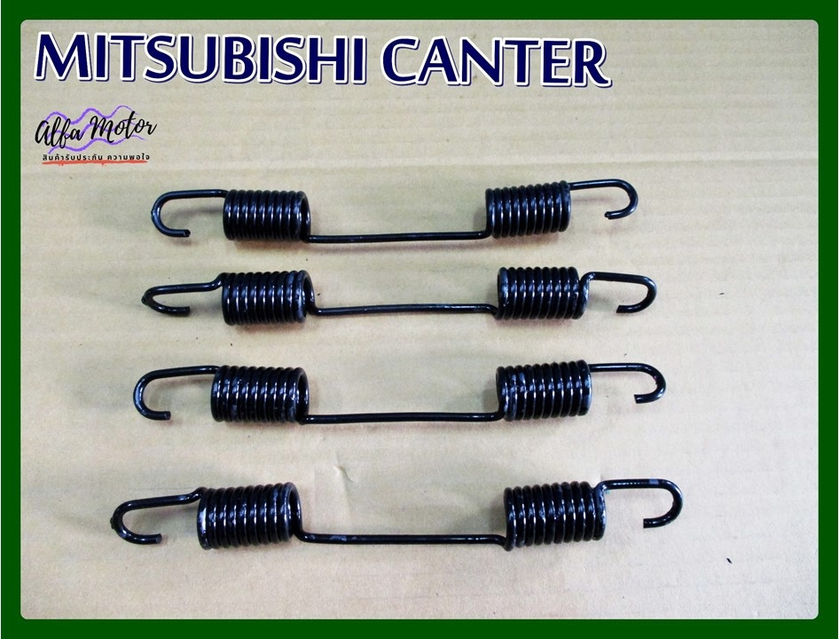 MITSUBISHI CANTER REAR SPRING BRAKE "BLACK" SET (L.19cm) #สปริงเบรกหลัง ...