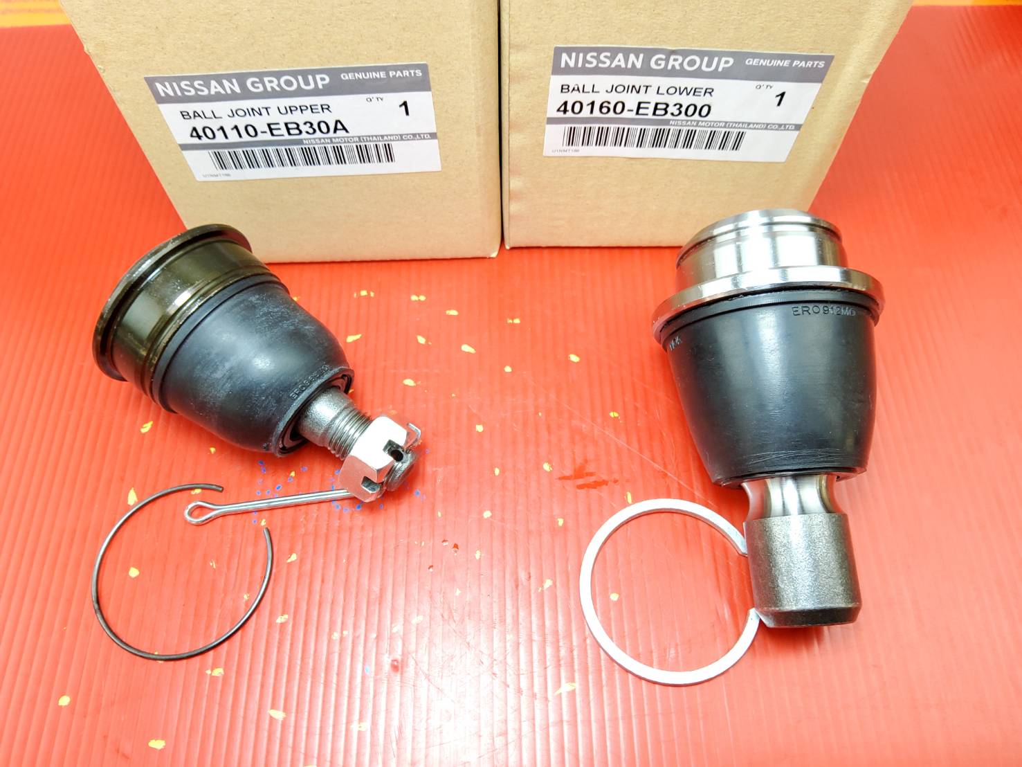 ลูกหมากปีกนกบน-ล่าง Nissan Navara NP300 #40110-EB30A(บน) ,40160-EB300 ...