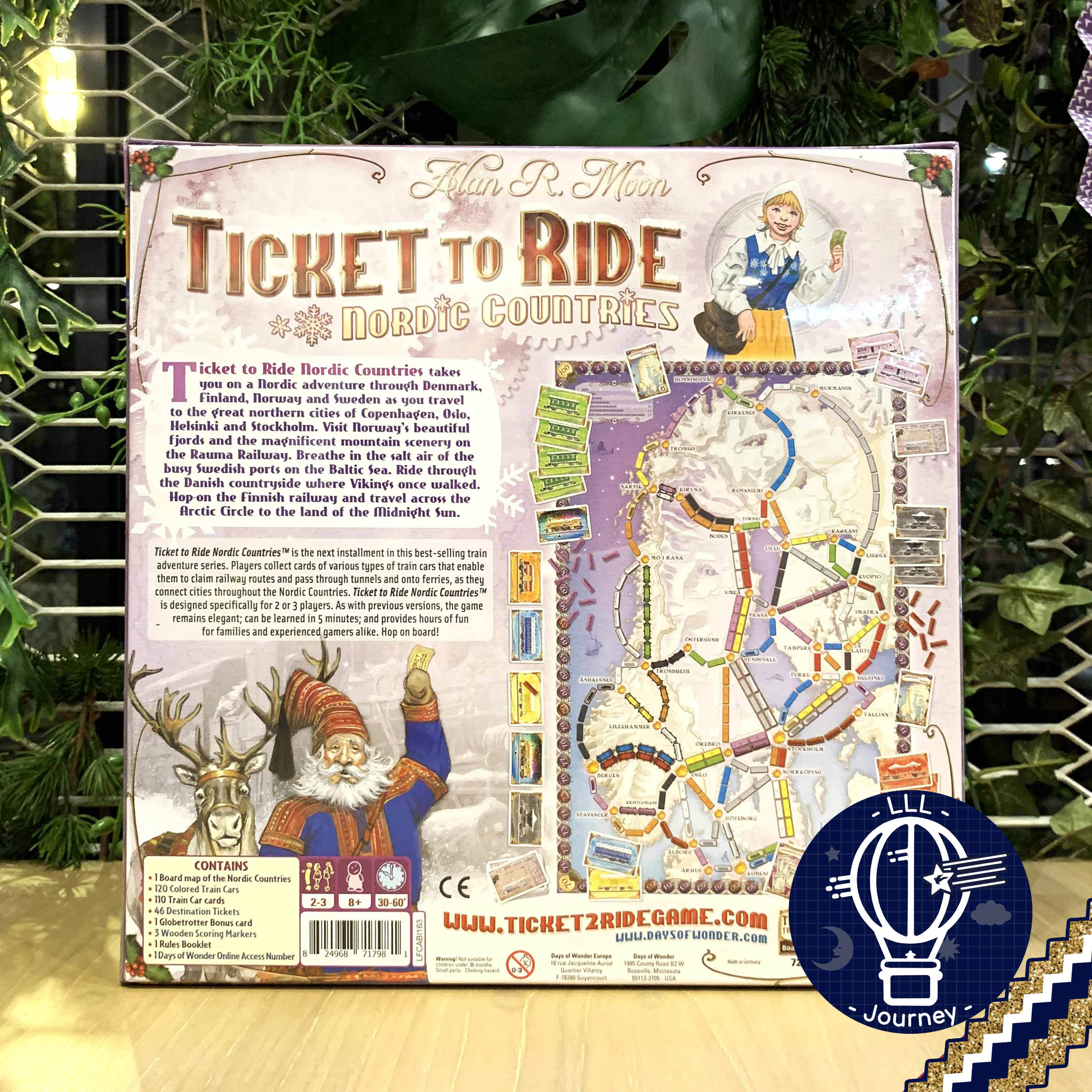 Ticket to Ride: Nordic Countries [บอร์ดเกม Boardgame] - LLL Journey ...