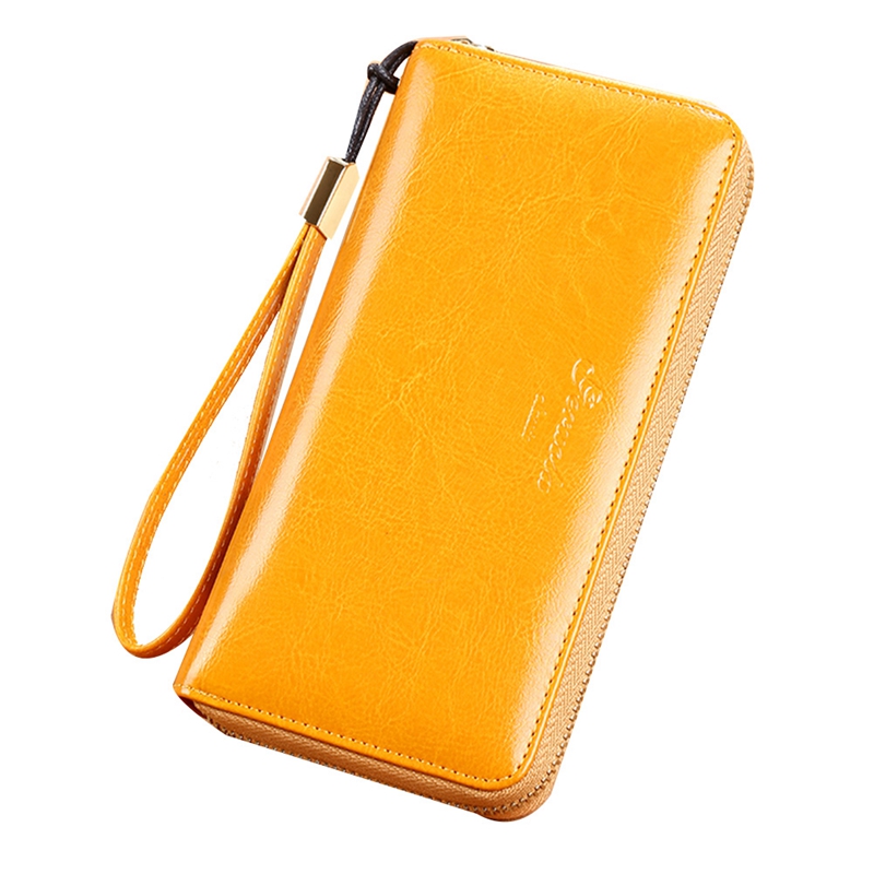 GERUOLA Wallet RFID Women Long Soft Leather Temperament All-Match Large ...