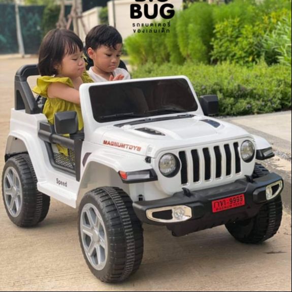 BIGBUG ( Safari Jeep ) ของเล่น รถแบตเตอรี่เด็ก รถเด็กนั่ง รถไฟฟ้า บังคับได้ผ่านรีโมท มือถือ ...