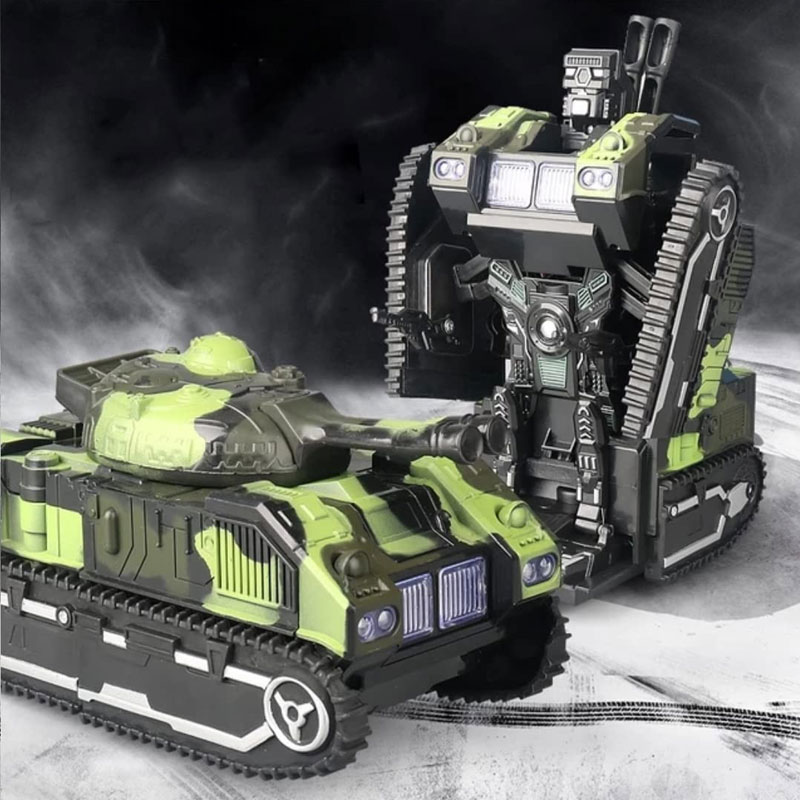 Tank Warrior Robot รถถัง รถทหาร แปลงร่างหุ่นยนต์ ใส่ถ่าน มีเสียงมีไฟ ...