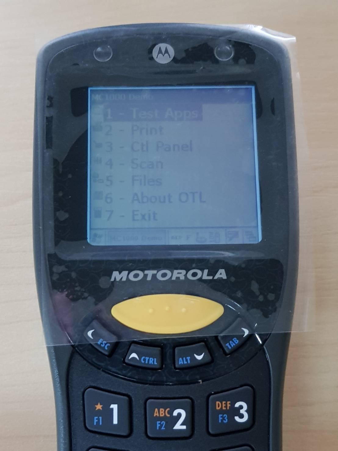 เครื่องอ่านบาร์โค้ดมือ Symbol MC1000 Handheld Barcode - kaideefree ...