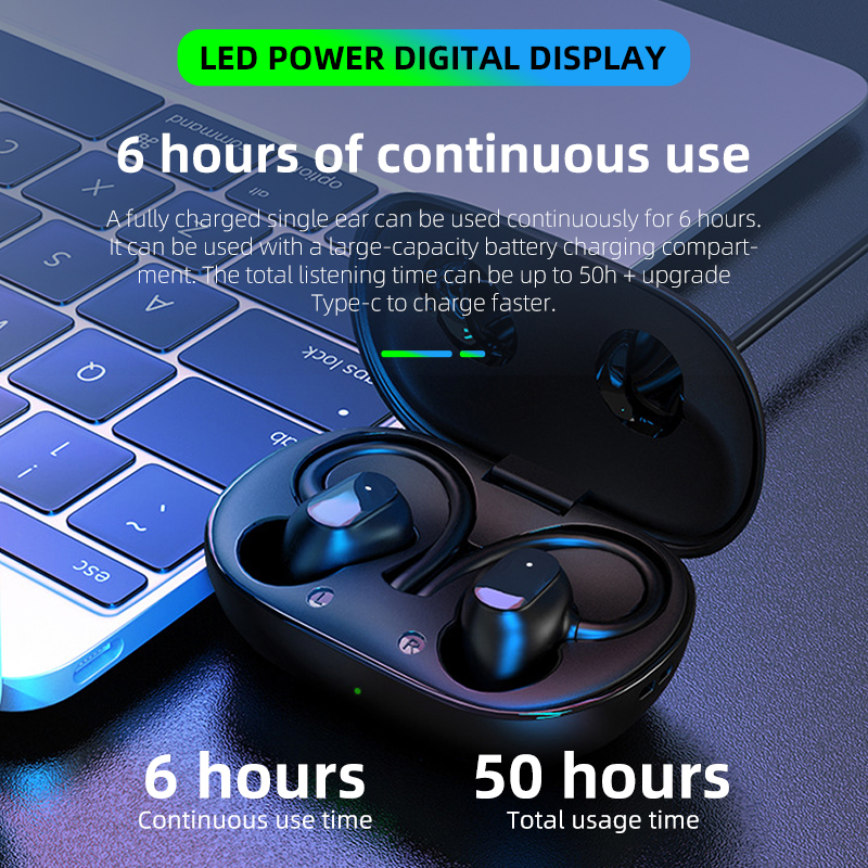 KUULAA Sports Bluetooth Wireless Headphones with Mic IPX5 Waterproof ...