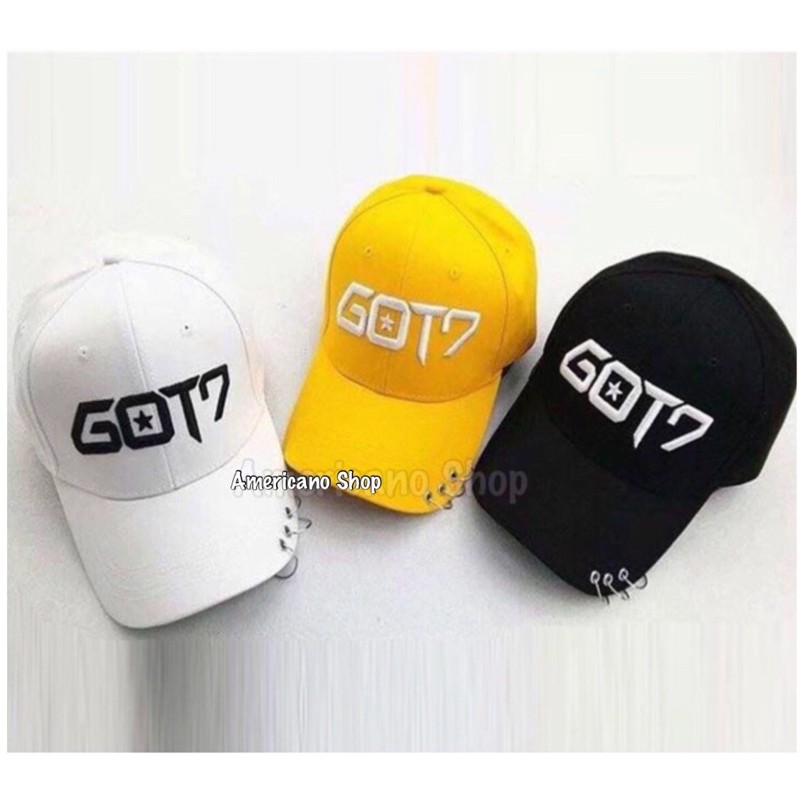 หมวกบักเก็ตเกาหลี หมวกบักเก็ตผู้ชาย หมวกปีกกว้าง หมวกGOT7 Cap หมวกแฟชั่นเกาหลี งานปัก งานป้าย ...