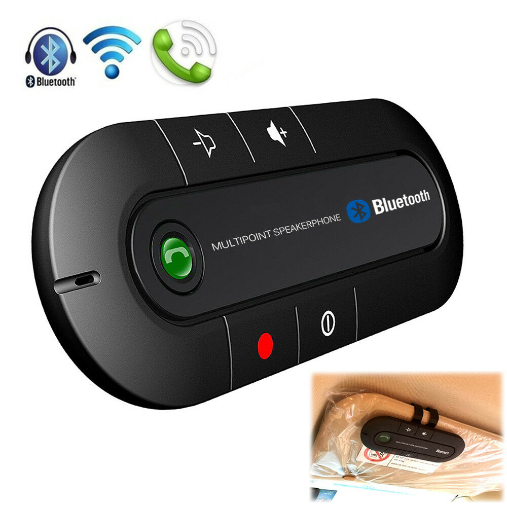 【HD VOICE????????????】Car Wireless Bluetooth 5.0 Speaker Hands-Free Car ...