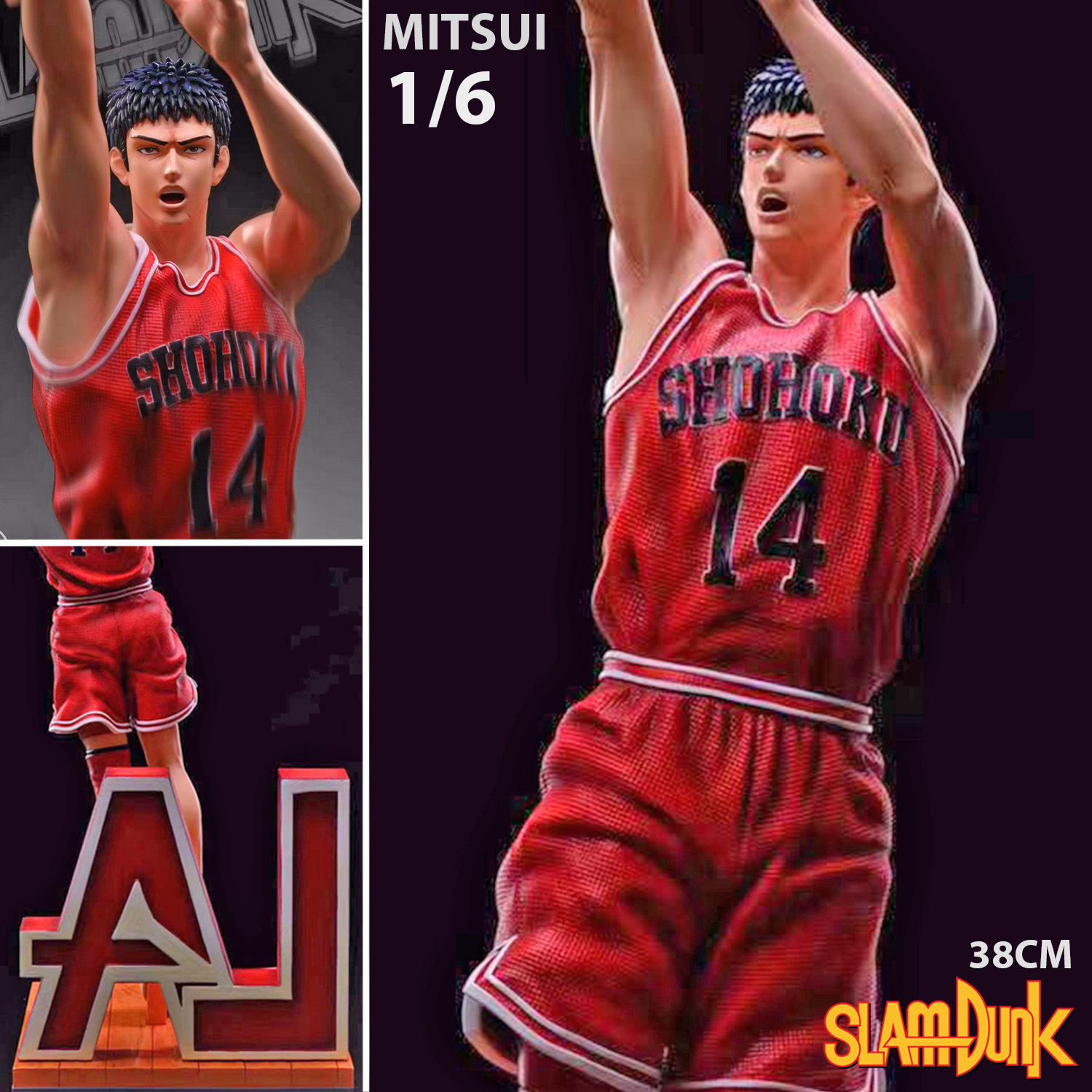 Figure ฟิกเกอร์ ZX Studio จากการ์ตูนเรื่อง Slam Dunk Shohoku สแลมดังก์ ...