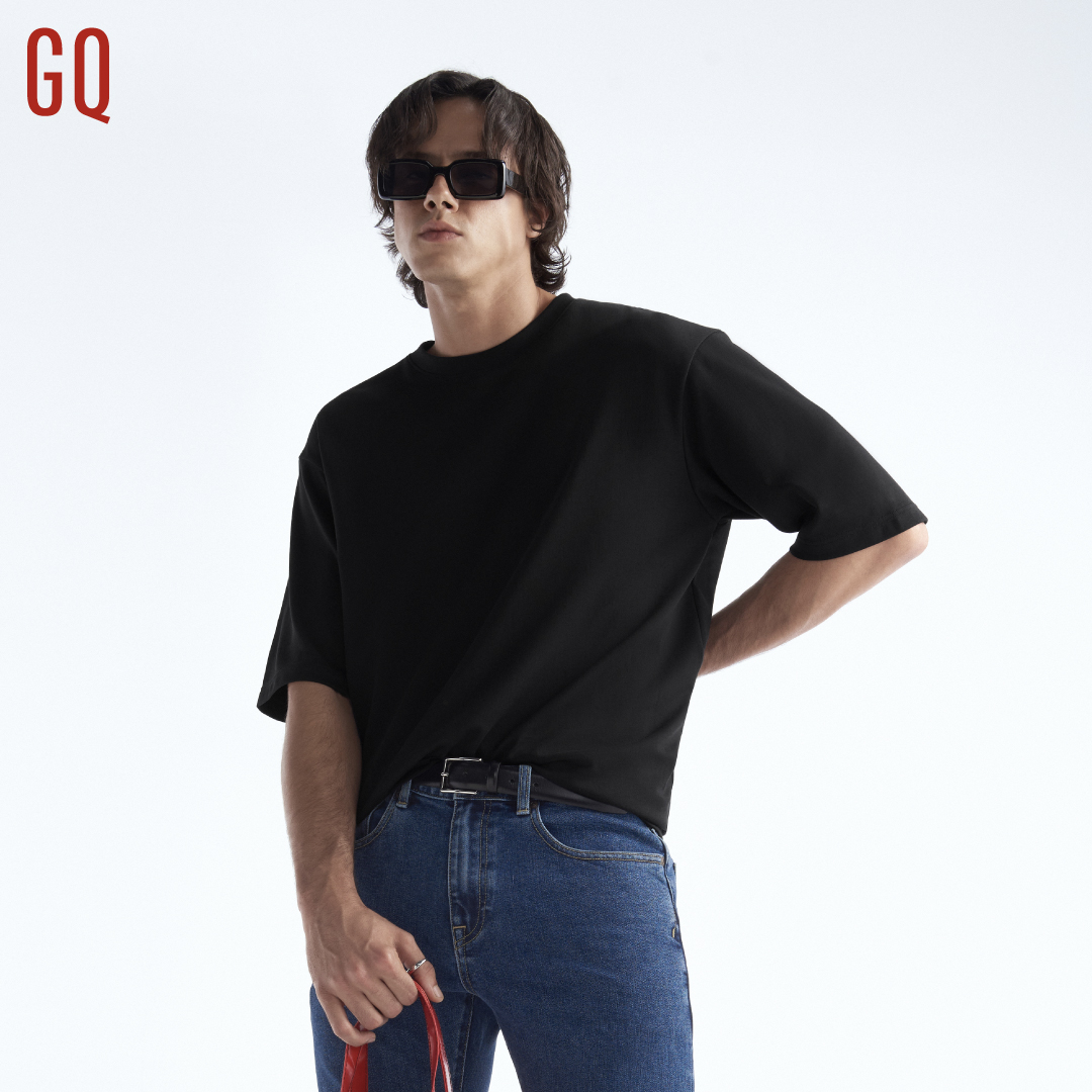 GQ Cool Tech Oversized T-shirt เสื้อยืดผ้าเย็นทั้งตัว ทรงโอเวอร์ไซซ์ ...