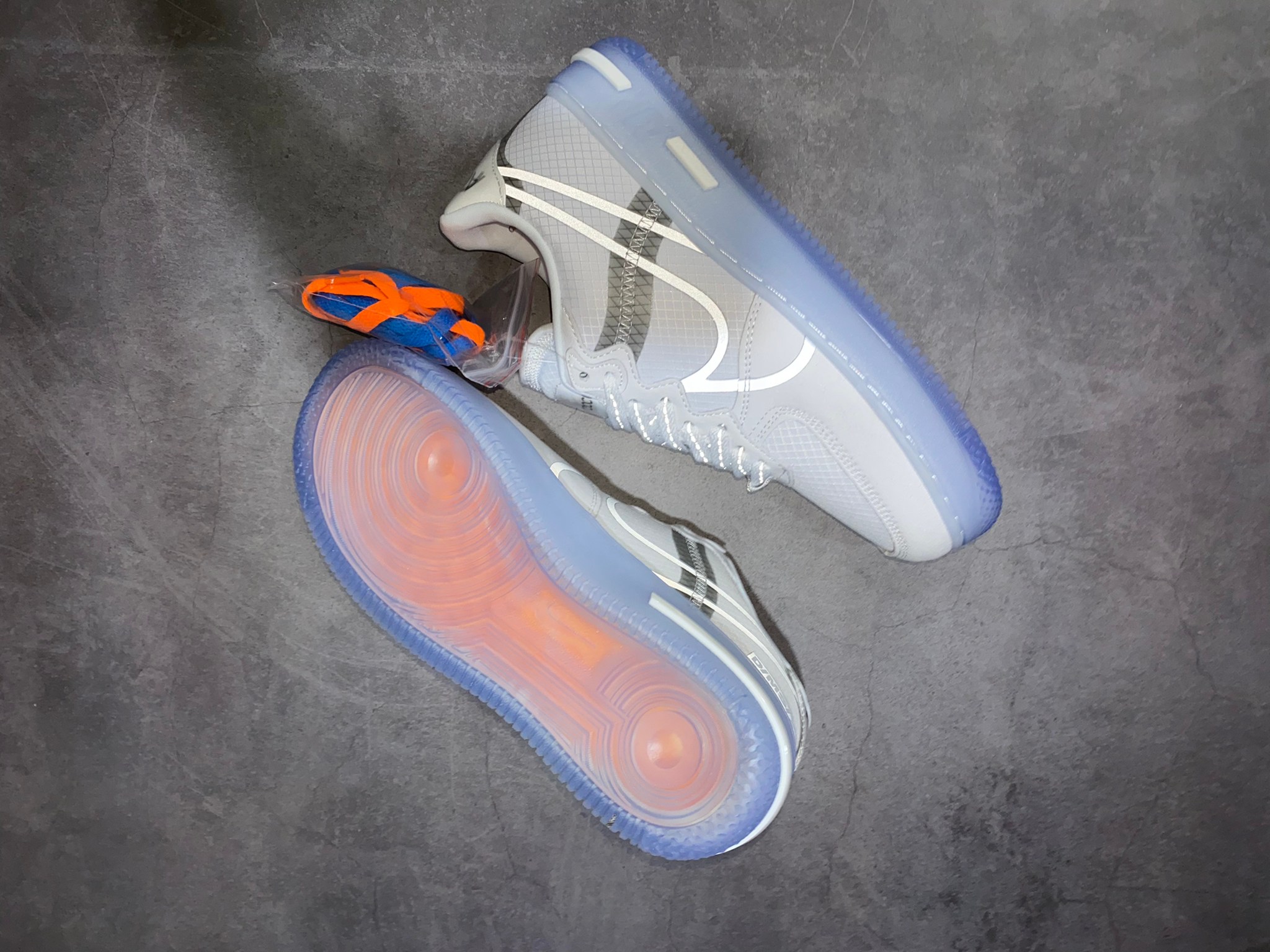 [J-sports] รองเท้าAir Force 1 React Light Bone SIZE.40-45 *ขาว* ( พร้อม ...