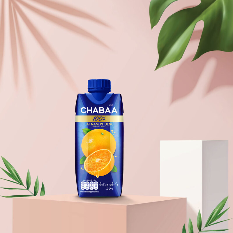 ส่งฟรี CHABAA น้ำส้มสายน้ำผึ้ง 100 310 มล. ยกลัง( 24 กล่อง ) - Chabaa Official - ThaiPick