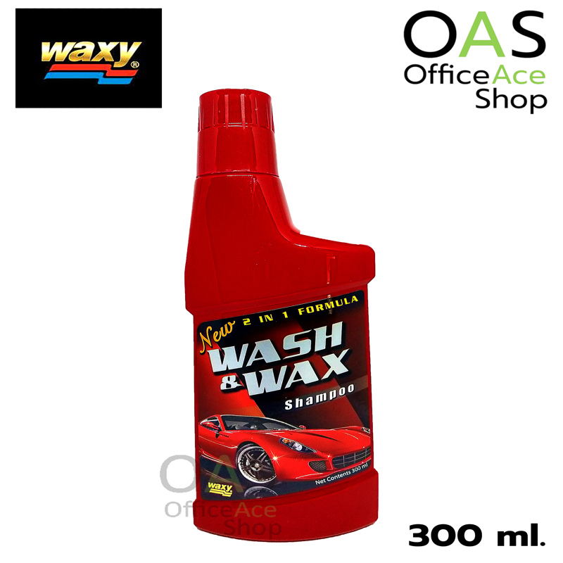 WAXY Wash / Wax 2 in 1 Formula แชมพูล้างรถ แว็กซี่ วอชแอนด์แว็กซ์ ชนิด ...