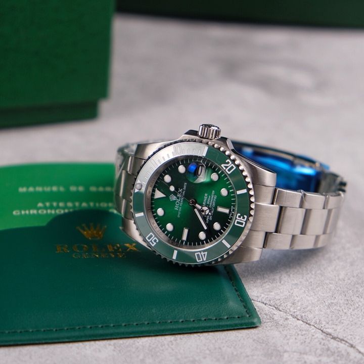 (ของแท้ 100) นาฬิกา ROLEX ˉ Submariner Type 2020 Greenwater Ghost Date ...