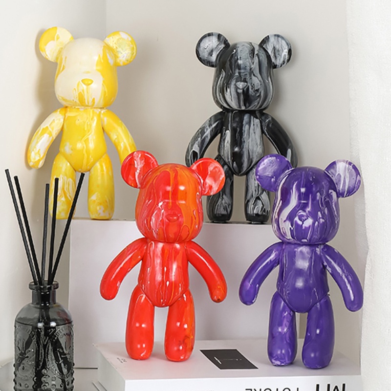 (พร้อมส่ง) หมีของเหลว DIY 23cm violent bear ภาพวาดของเหลว Tiktok ของขวัญวันเกิด - บีสองช๊อป ...