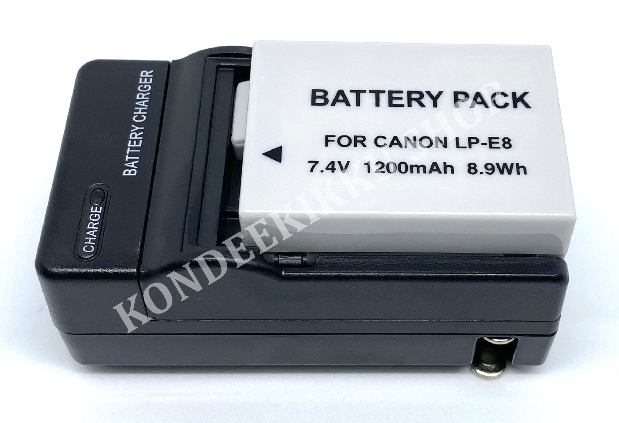 (Saving Set 1+1) LP-E8 / LPE8 Camera Battery And Charger for Canon รหัส ...