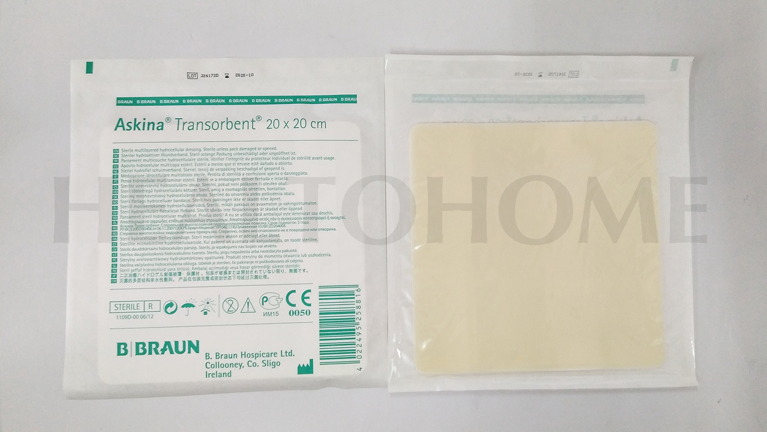 Askina Transorbent แผ่นแปะแผลกดทับ ขนาด 10x10 15x15 และ 20x20 ซม ...