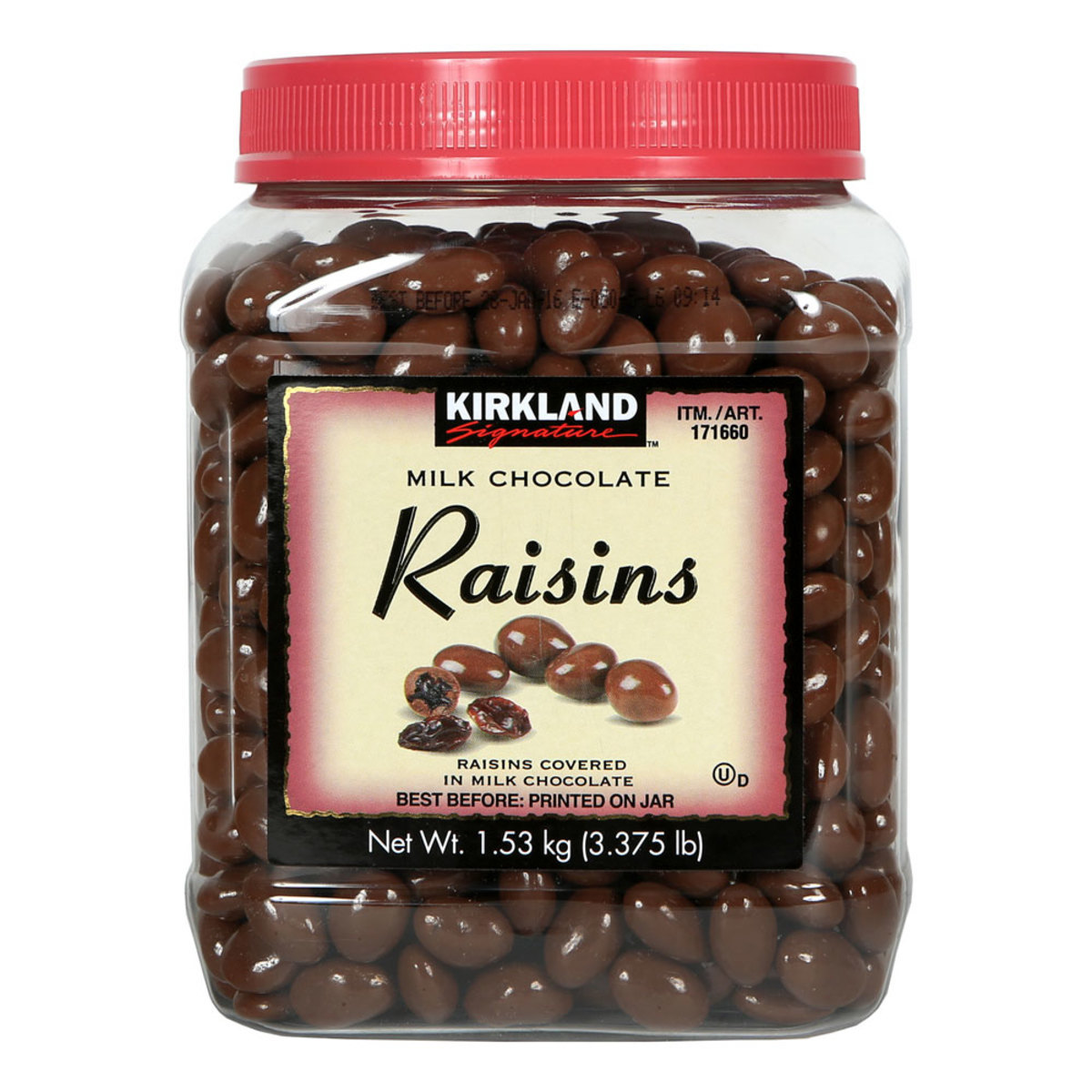 Kirkland Signature Raisins Milk Chocolate เคิร์กแลนด์ ซิกเนเจอร์ ...