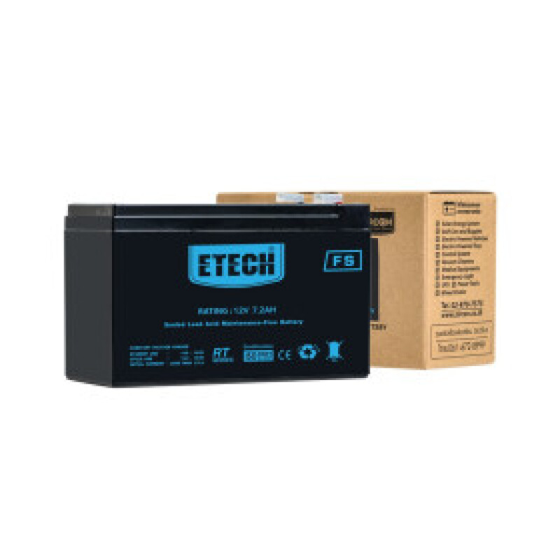 Battery 7.2Ah 12V ETECH Battery 7.2Ah 12V ETECH [# คอมพิวเตอร์ อุปกรณ์ ...