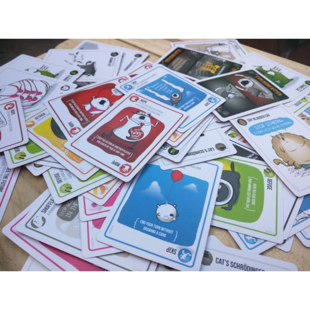 Exploding Kittens Cards Board Games - Shortdial letter - ThaiPick