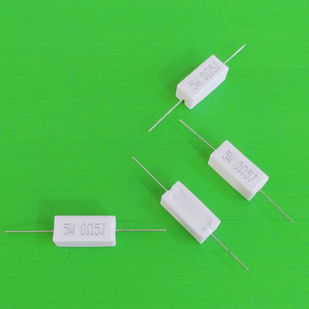 ตัวต้านทาน R เซรามิค ซีเมนต์ กระเบื้อง Ceramic Cement Resistor 5W #CR ...