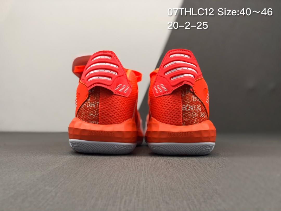 Adidas DAME 6 basketball shoes red running shoes Off-road Spot shoes ...