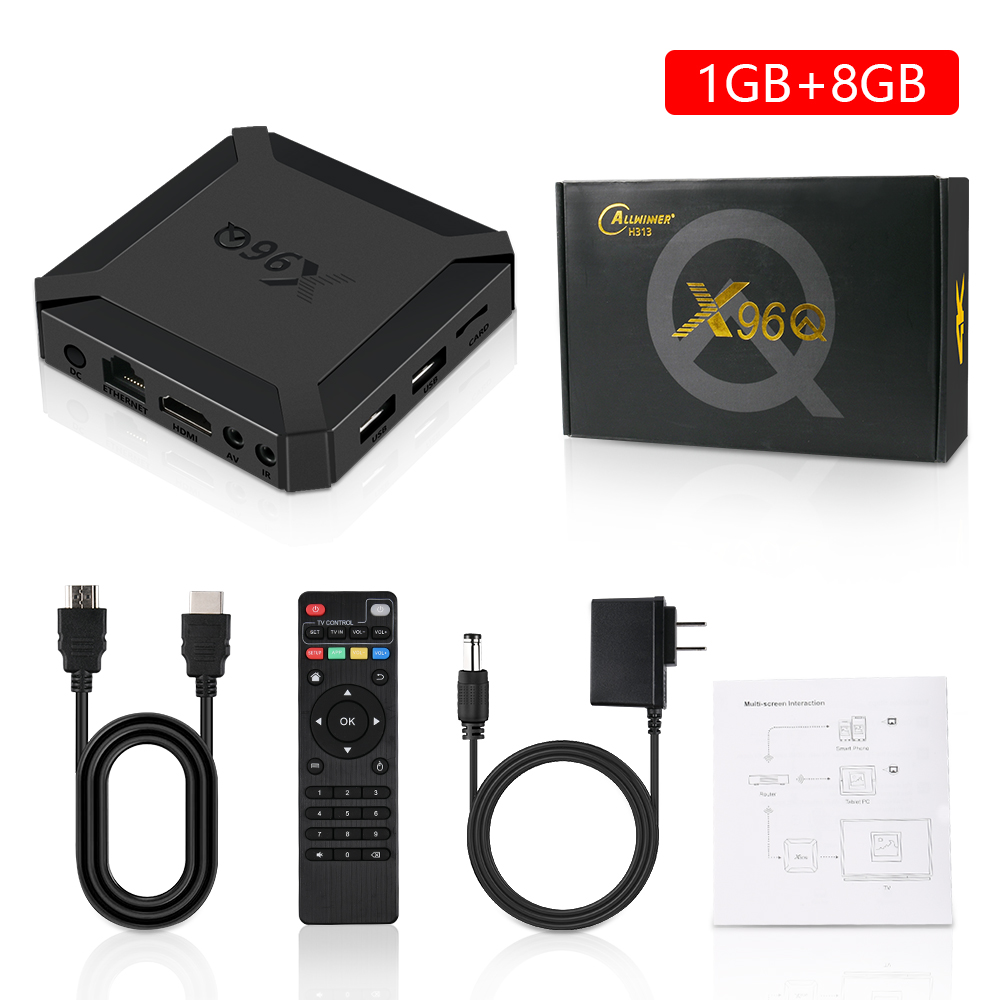 X96Q กล่องแอนดรอยbox 2023 4K/HD TV BOX,รองรับ RAM8G+ROM128GB กล่องแอนดร ...