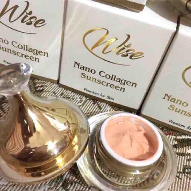 Wise Nano Collagen sunscreen กันแดดไวท(1กล่อง) - Ok naka - ThaiPick