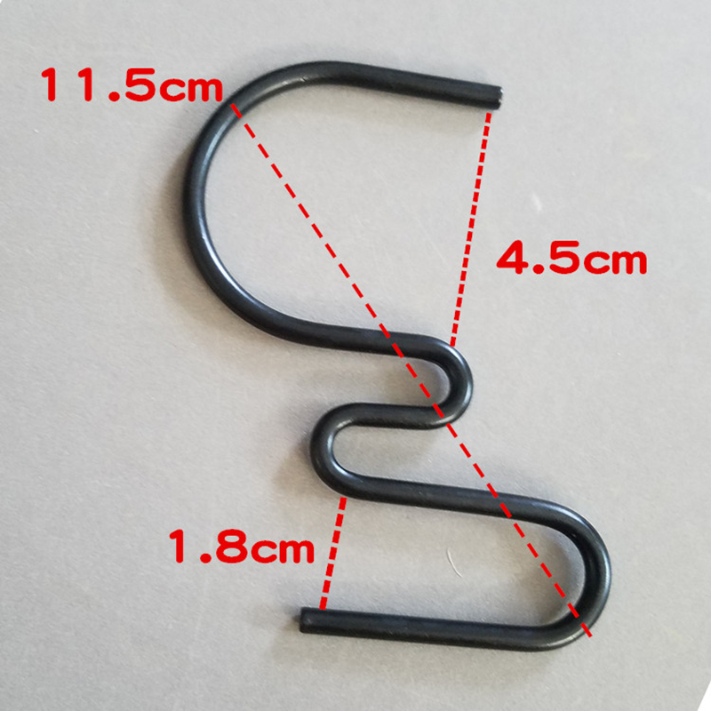 10 Pieces S Shape Metal Display Hanging Jean Pant Hooks Metal Hangers ...