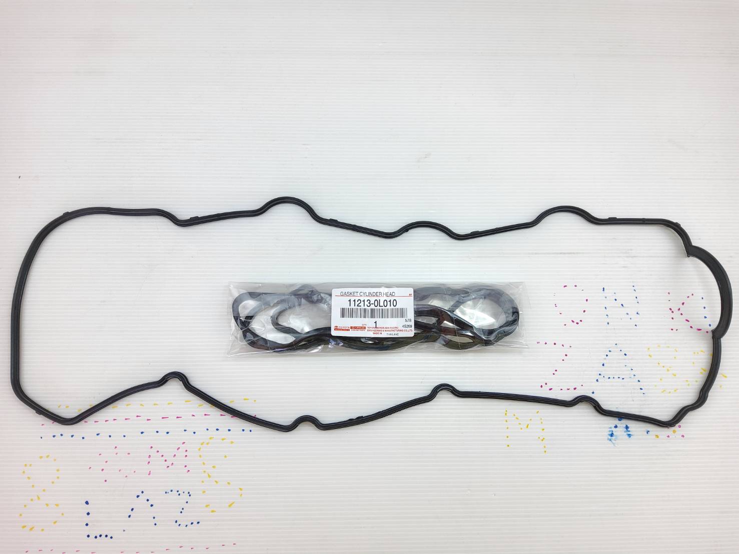 ยางฝาวาล์ว TOYOTA VIGO พร้อมกาวทาประเก็น(BLACK) #11213-0L010***ซื้อ ...