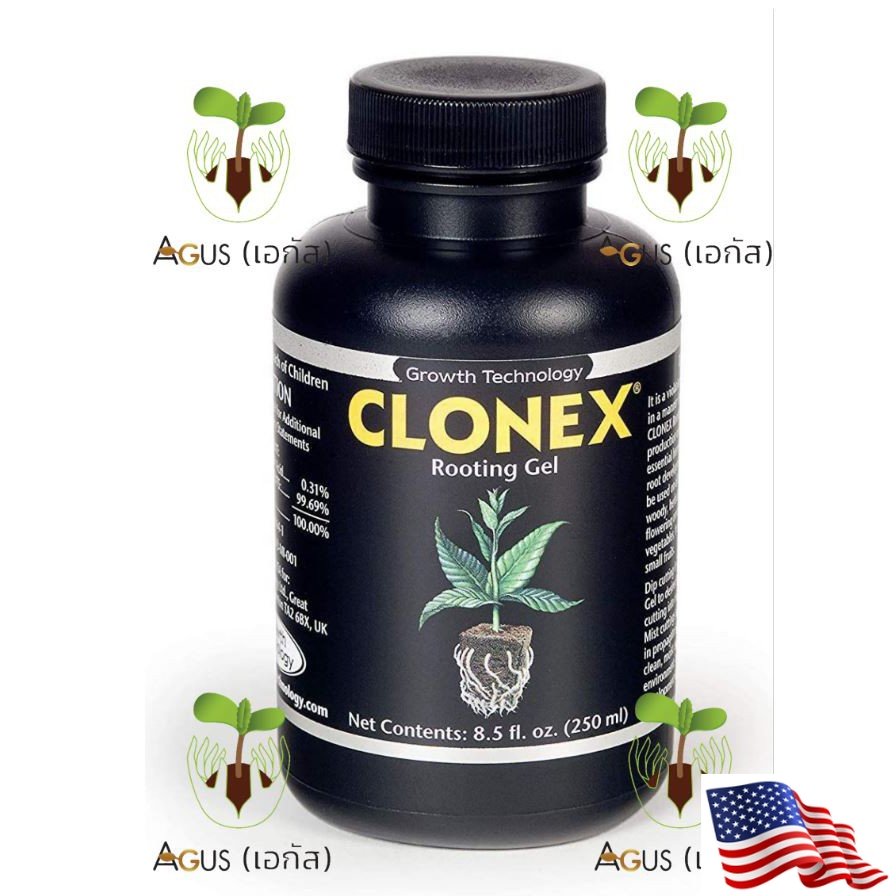 [ready stock]เจลเร่งราก Clonex rooting hormone gel ขนาด 250 ml. ขวดแบ่ง ของแท้ 100% USA เจล ...