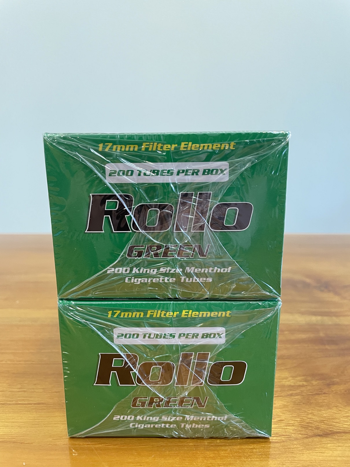 ส่งฟรี! ใหม่ หลอดเปล่า โรลโล่ แบบเขียว (เย็น) Rollo Green Menthol ขนาด ...