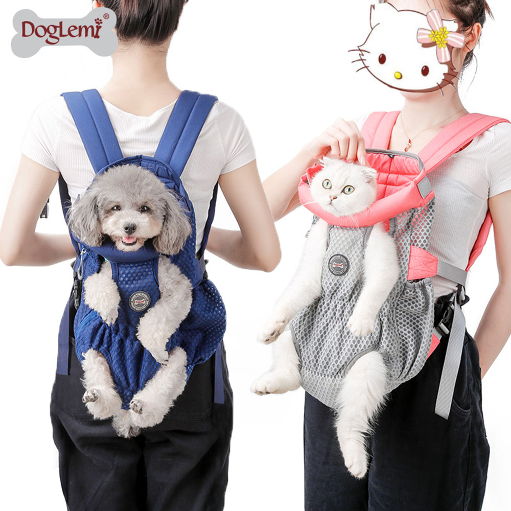 New Pet dog travel carrier bag Backpacks Cat Puppy Pet Front Shoulder ...