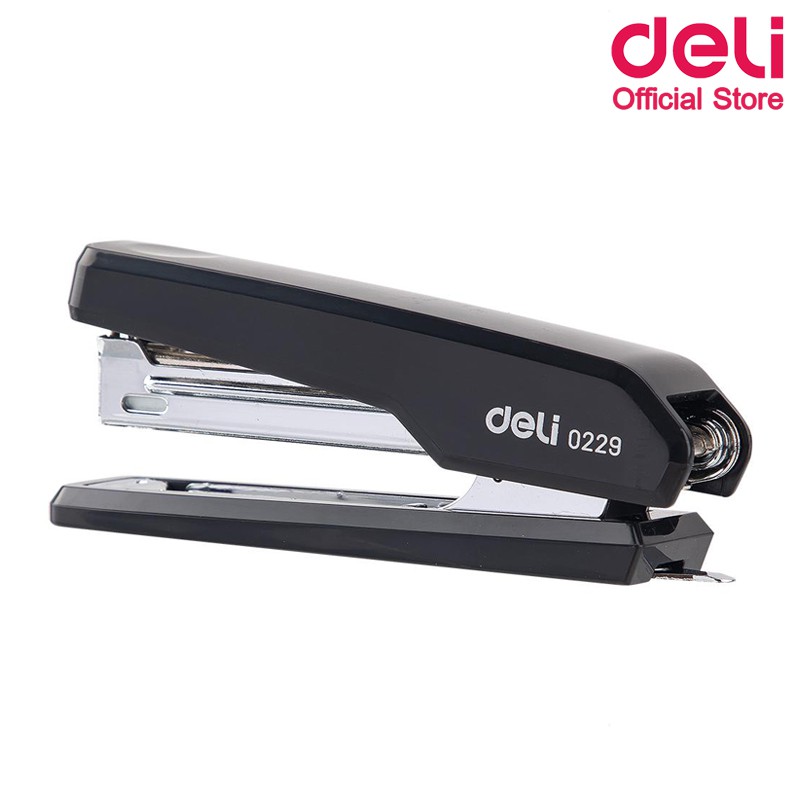 Deli 0229 Stapler เครื่องเย็บกระดาษ เบอร์10 เย็บได้ 15 แผ่น (คละสี 1 ...