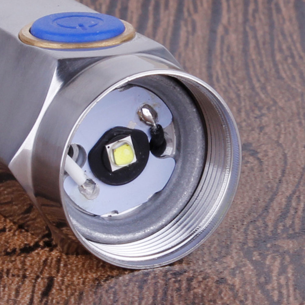 8W Yellow Light LED Gemstone Torch Rechargeable Jade LED Flashlight 365NM BlackLight UV Portable ...