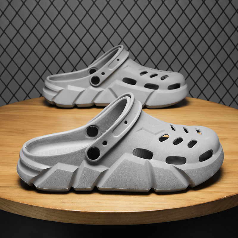 💥sheng miao thailand💥 ส่งเร็ว🚚🚚🚚รองเท้าแตะฤดูร้อนสำหรับผู้ชาย Crocs ...