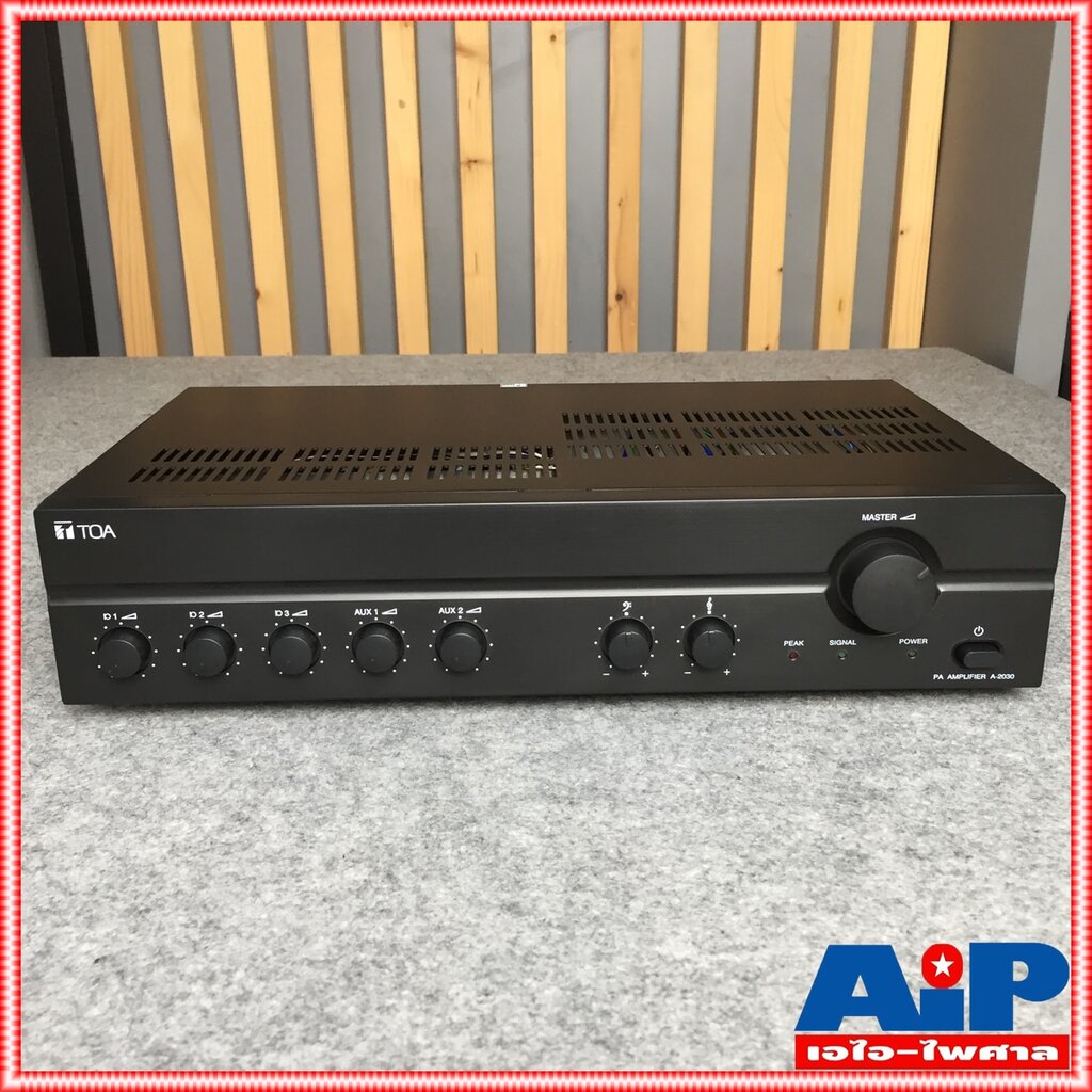 TOA A-2030H AMPLIFIER เครื่องขยายเสียง A 2030H A2030H AMP amp แอมป์ A2030 A-2030 A 2030 เครื่อง ...