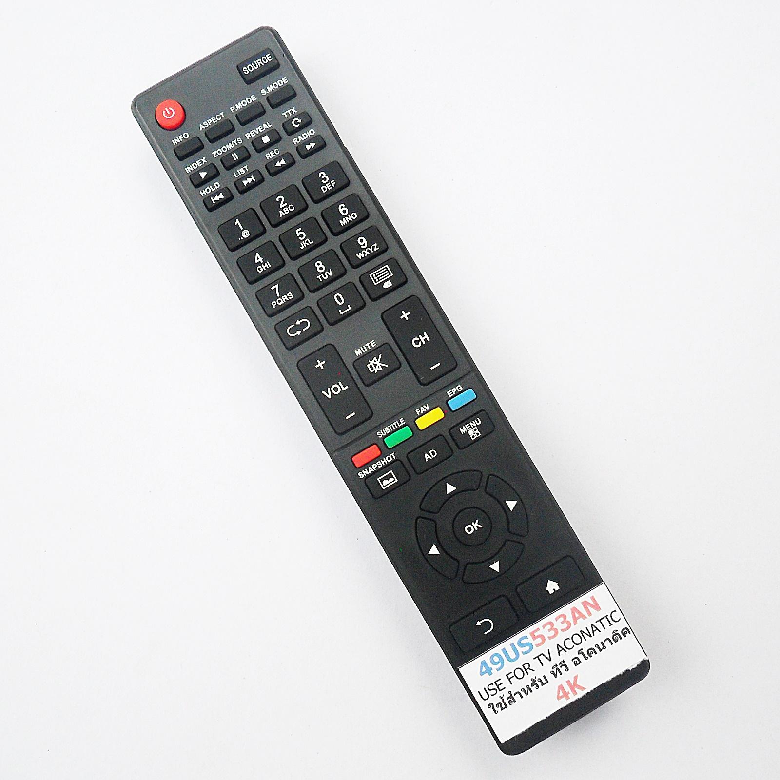 รีโมทใช้กับอะโคเนติค แอลอีดี ทีวี รุ่น 49US533AN * อ่านรายละเอียดสินค้า ...